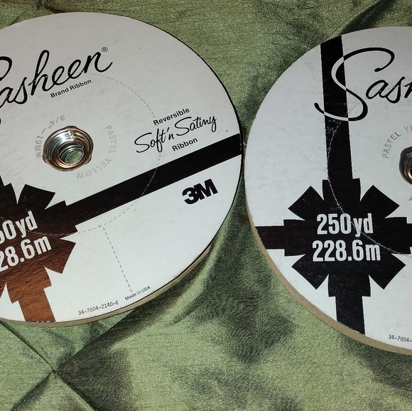 Sasheen | Office | Vintage Sasheen Pastel Yellow Ribbon | Poshmark